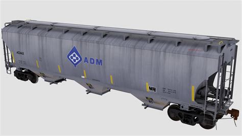 Admx Trinity 3 Bay Covered Hopper Virtual Railroad Mods