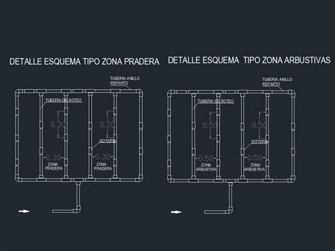 Sistema De Riego En DWG 369 08 KB Librería CAD