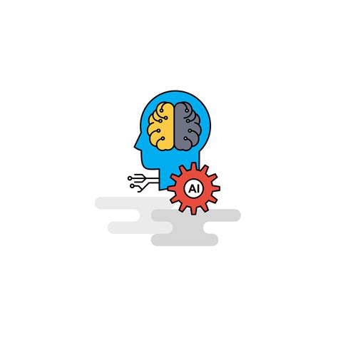Flat Artificial Intelligence Icon Vector 14238940 Vector Art At Vecteezy