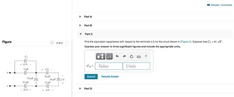 solved a review constants part a find the equivalent