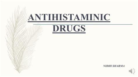 Antihistaminepptx