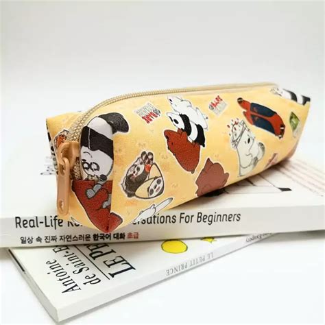 خرید و قیمت جامدادی فانتزی طرح خرس های کله فندقی چرم مصنوعی از غرفه