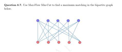 Solved Question Use Max Flow Min Cut To Find A Maximum Chegg