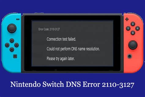 4 Ways To Fix Nintendo Switch Dns Error 2110 3127