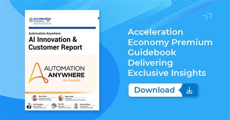 automation anywhere ai innovation and customer report acceleration economy