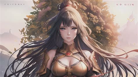 Wallpaper Anime Girls Stable Diffusion Ai Art Cleavage Cutout