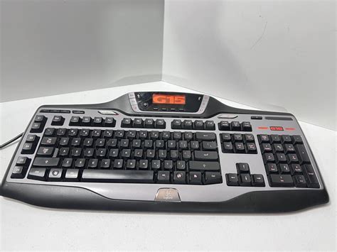 Used Logitech G15 Computer Gaming Usb Keyboard Lcd Screen Model Y Uw92 Tested Ubb Threads