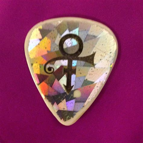 Prince Symbol Guitar Pick Honolulu Concert February 19 1996