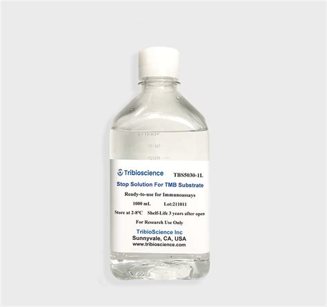 Elisa Stop Solution For Tmb Substrate Tbs5030 Tribioscience