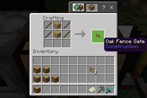 How To Craft A Fence In Minecraft