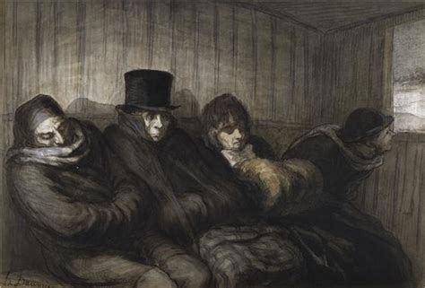 Today In Social Sciences The Third Class Wagon By HonorÉ Daumier