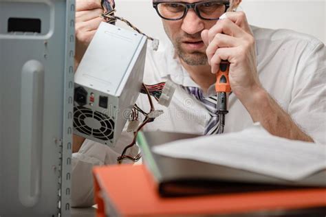 Computer System Error Stock Image Image Of Broken Office 307514905