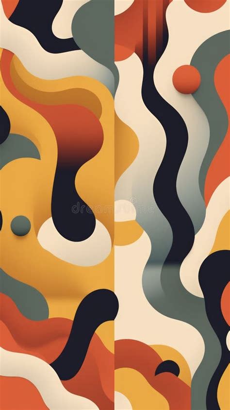 Vibrant Abstract Textures With Visually Dynamic Colors Ai Generated Stock Illustration