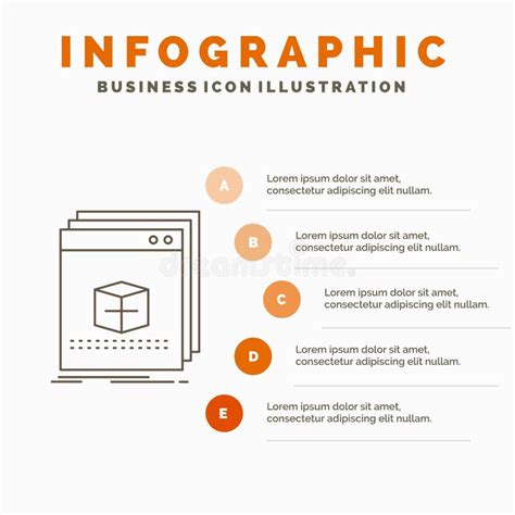 software app application file program infographics template for