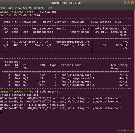 Windows 中的 Nsight Systems 通过ssh 链接分析 Linux 中的cuda程序性能linux 如何打开nsys报告