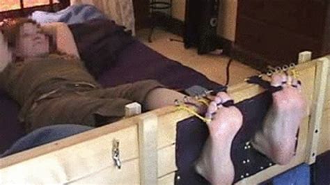 Stuck In The Stocks Rene Gets The First Tickling Of Her Life