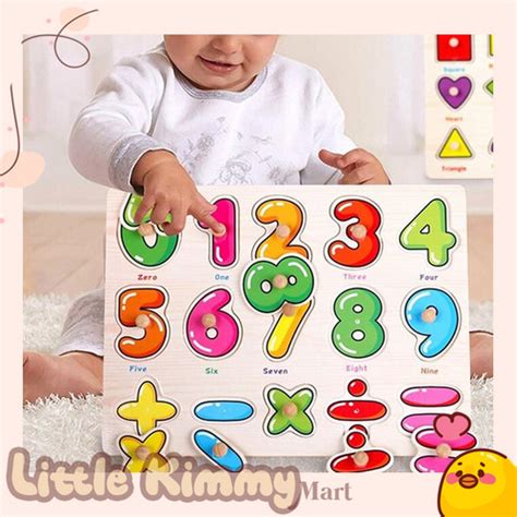 Jual Puzzle Kayu Knob Mainan Edukasi Puzzle Kayu Knob Puzzle Kayu Berhitung