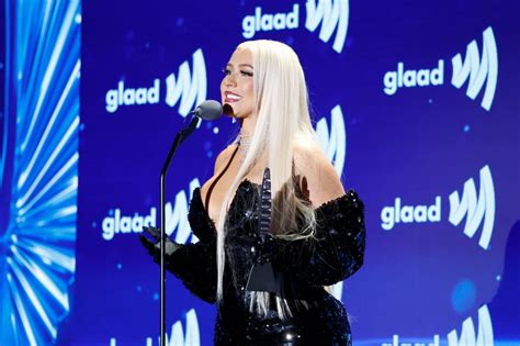 Glaad Awards Bros Christina Aguilera Among Winners In Los Angeles