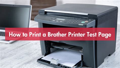 How To Print A Brother Printer Test Page