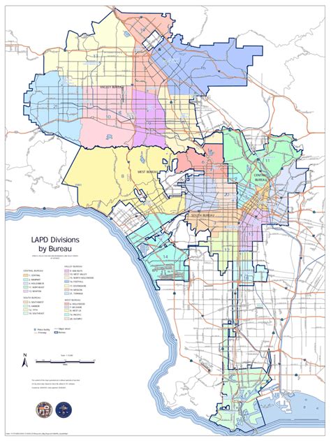 Lapd Division Map Documentcloud