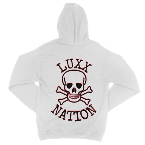 Luxx Noir London Skull And Crossbones Zip Hoodie Dragqueenmerch