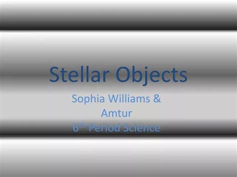 Ppt Stellar Objects Powerpoint Presentation Free Download Id5479738