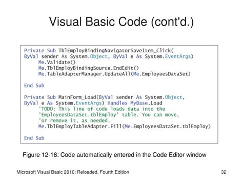 PPT Microsoft Visual Basic Reloaded Fourth Edition PowerPoint Presentation ID