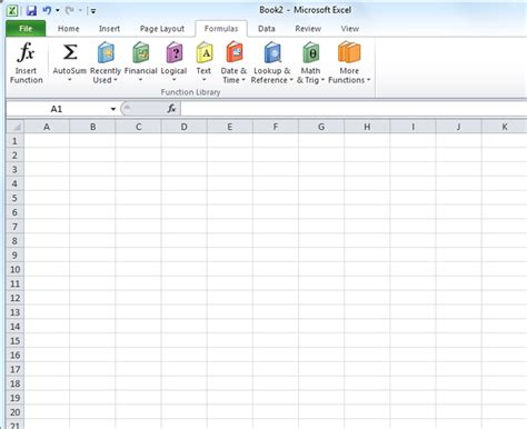 Excel 2010 Working With Basic Functions