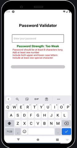 Create A Password Validator Using React Native GeeksforGeeks