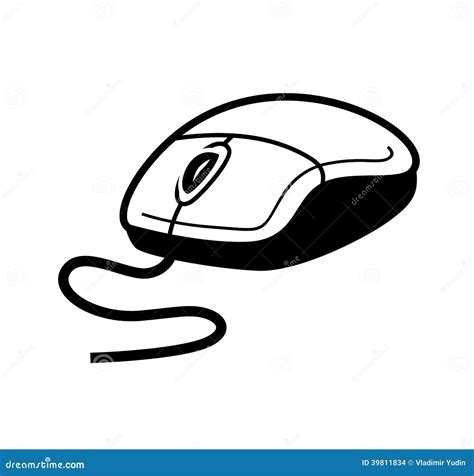 computer mouse stock vector illustration of computer 39811834