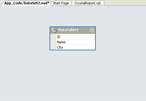 Bind Crystal Reports Without Database In ASP Net Using C