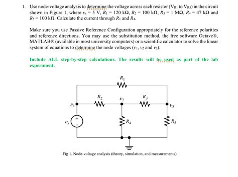 Use Node Voltage Analysis To Determine The Voltage