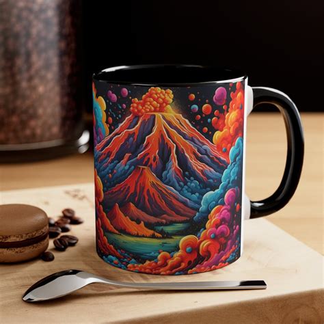 Colorful Volcano Mug Hawaii Mug Hawaii Volcanoes Coffee Mug Volcano Coffee Mug Volcano T Colorful Volcano Mug Hawaii Mug Hawaii Volcanoes Coffee Mug Volcano Coffee Mug Volcano T