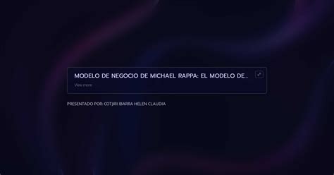 Modelo De Negocio De Michael Rappa El Modelo De Los Comerciantes