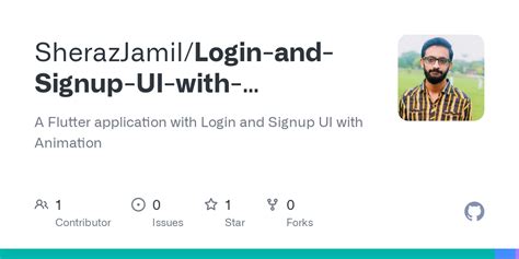 GitHub SherazJamil Login And Signup UI With Animation In Flutter A Flutter Application With
