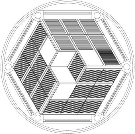 Mcnp Model Of Mitr Ii Core Configuration 2 Download Scientific Diagram