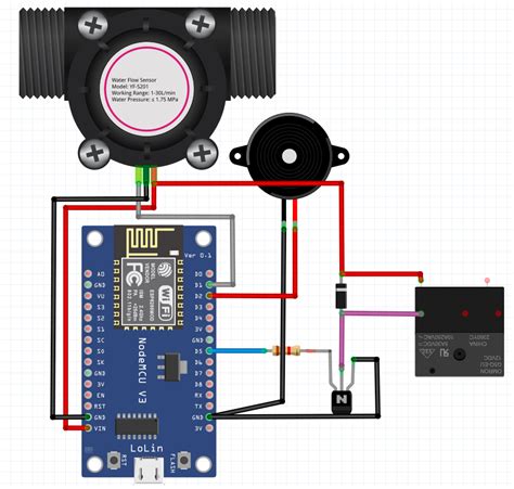 Water Flow Sensor Circuit