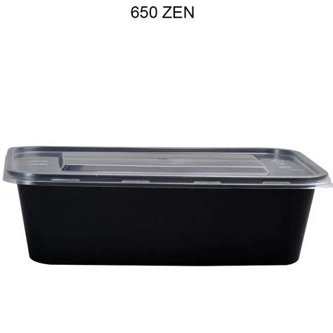 Black 650 Zen Rectangle Plastic Container At Best Price In Daman Id