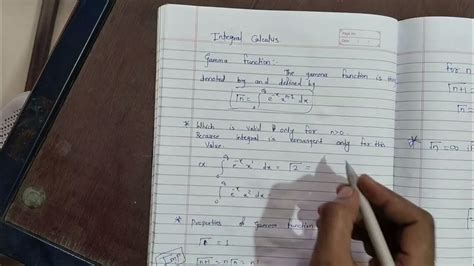Engineering Mathematics Gamma Function Properties Tricks Youtube