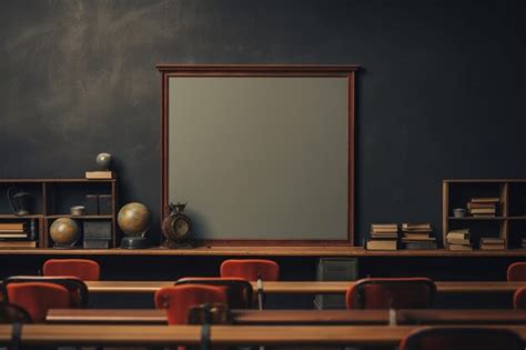 Premium Photo Engaging Lecture Class Desktop Background Room College