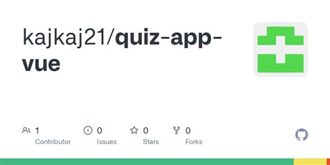 Github Kajkaj21quiz App Vue
