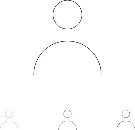 Personal Personalization Profile User Bold And Thin Black Line Icon Set 19101642 Vector Art At