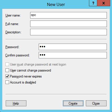 OPC DCOM Configuration User Creation Access Permissions On Windows Server