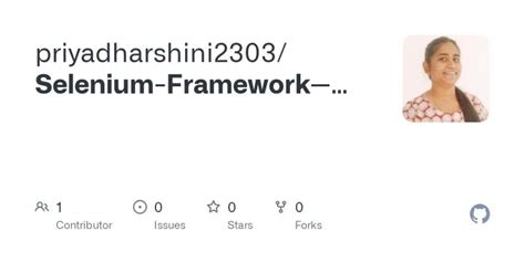 Priyadharshini S On Linkedin Github Priyadharshini2303selenium Framework My Shop