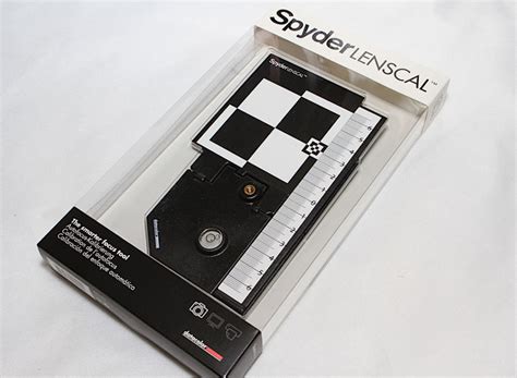 데이터컬러 스파이더렌즈캘 Datacolor Spyderlenscal Af렌즈 핀교정