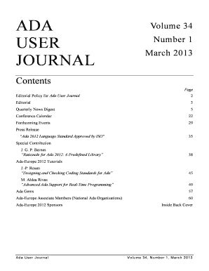 Fillable Online Designing And Checking Coding Standards For Ada Fax Email Print PdfFiller