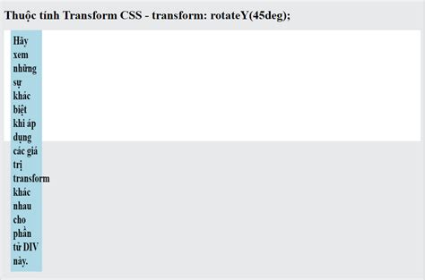 Transform Css Chi Tiết Cách Chuyển đổi Phần Tử 2d Và 3d Itviec Blog