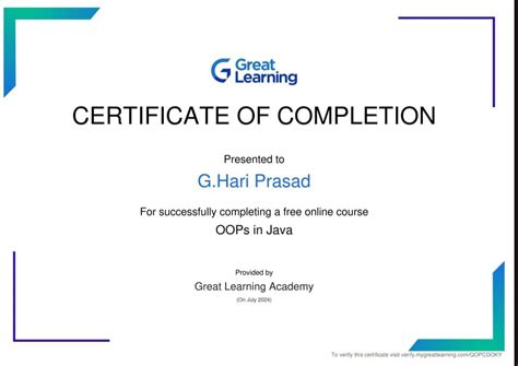 G Hari Prasad On Linkedin Java Oop Greatlearning Softwaredevelopment Continuouslearning