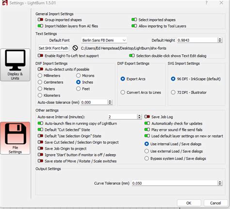 Importing A DXf File Is Too Large LightBurn Software Questions LightBurn Software Forum