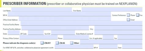 Nexplanon Enrollment Form Pdf Download Start Form Now